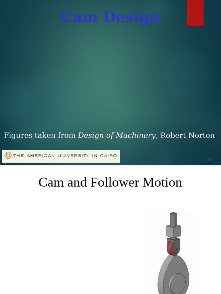 lecture 11 Design of CAMs and Followers_1 | PDF | Sine Wave | Acceleration