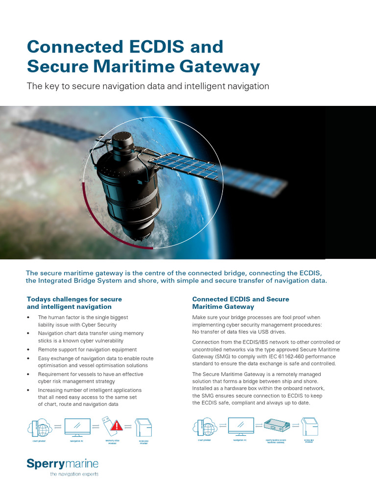 Connected ECDIS SMG Brochure | PDF | Navigation | Computer Network