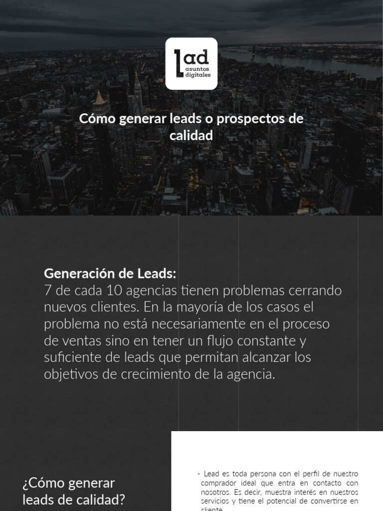Co Mo Generar Leads o Prospectos de Calidad | PDF | Business