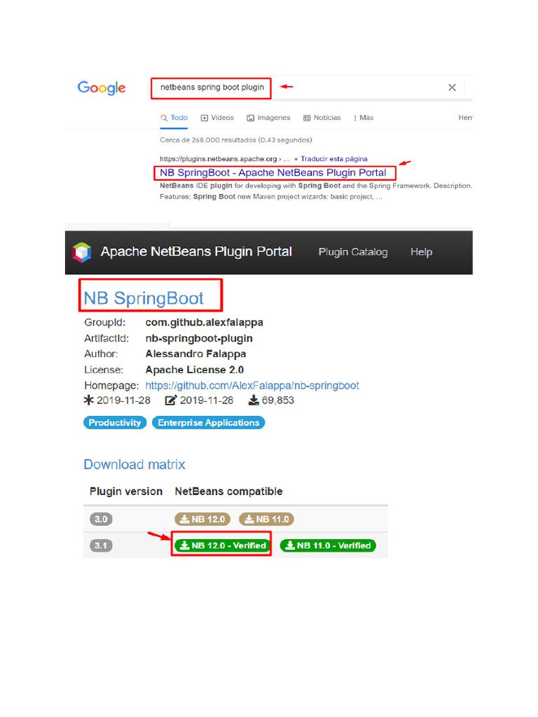 Guia de Spring-Boot-2-Crear El Proyecto Desde Netbeans | PDF