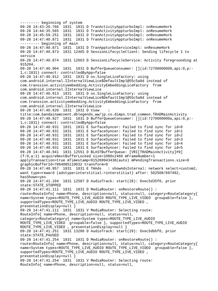 Mod Menu Log - Com - Bandainamcoent.dblegends - WW | PDF | Operating System Technology ...