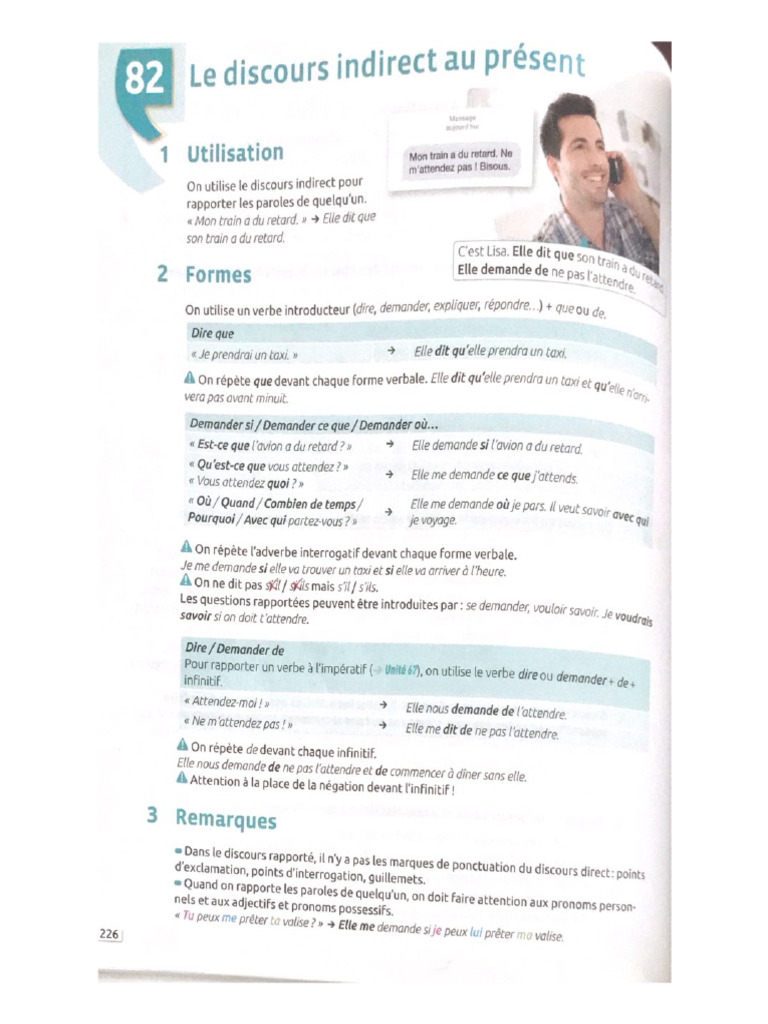 Le Discours Indirect Au Présent | PDF