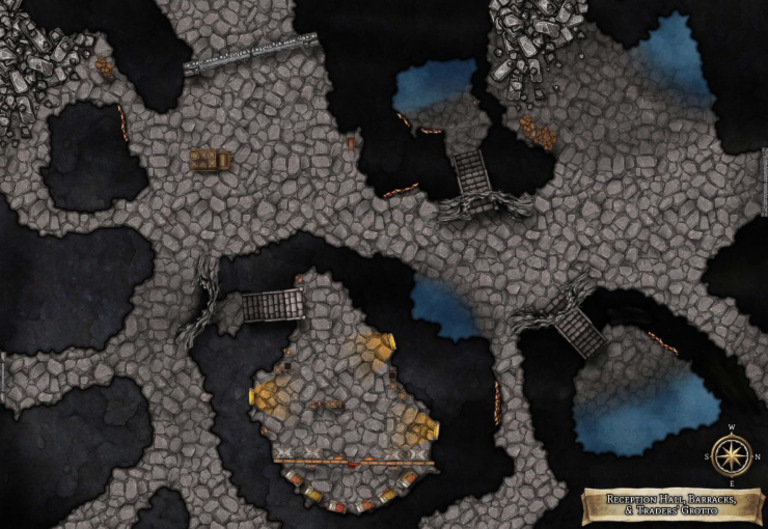 Blingdenstone Reception Hall, Barracks, Traders Grotto | PDF