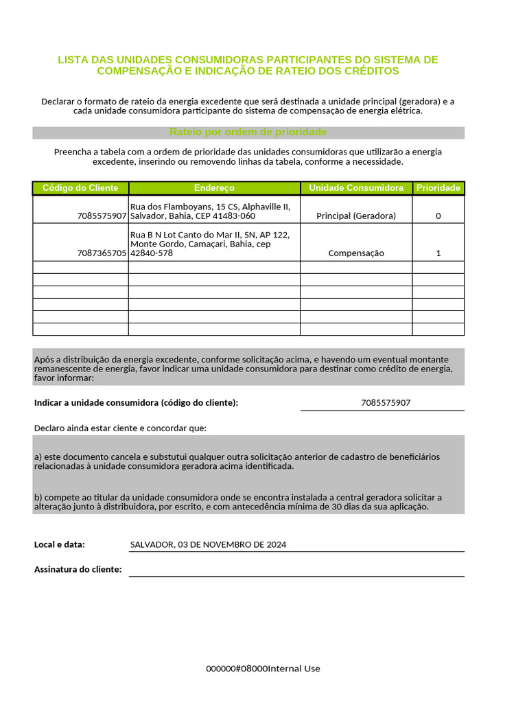 FROP - Formulário de Rateio Por Ordem de Prioridade | PDF | Tecnologia ...