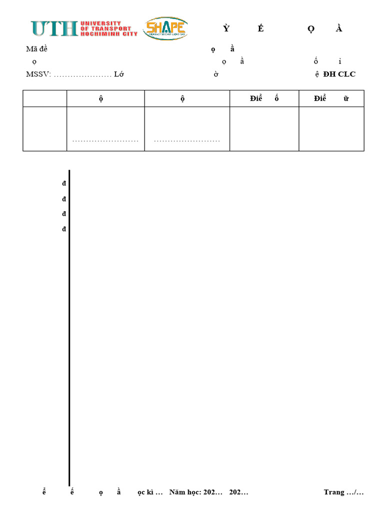 Mau - Giay Thi CLC | PDF