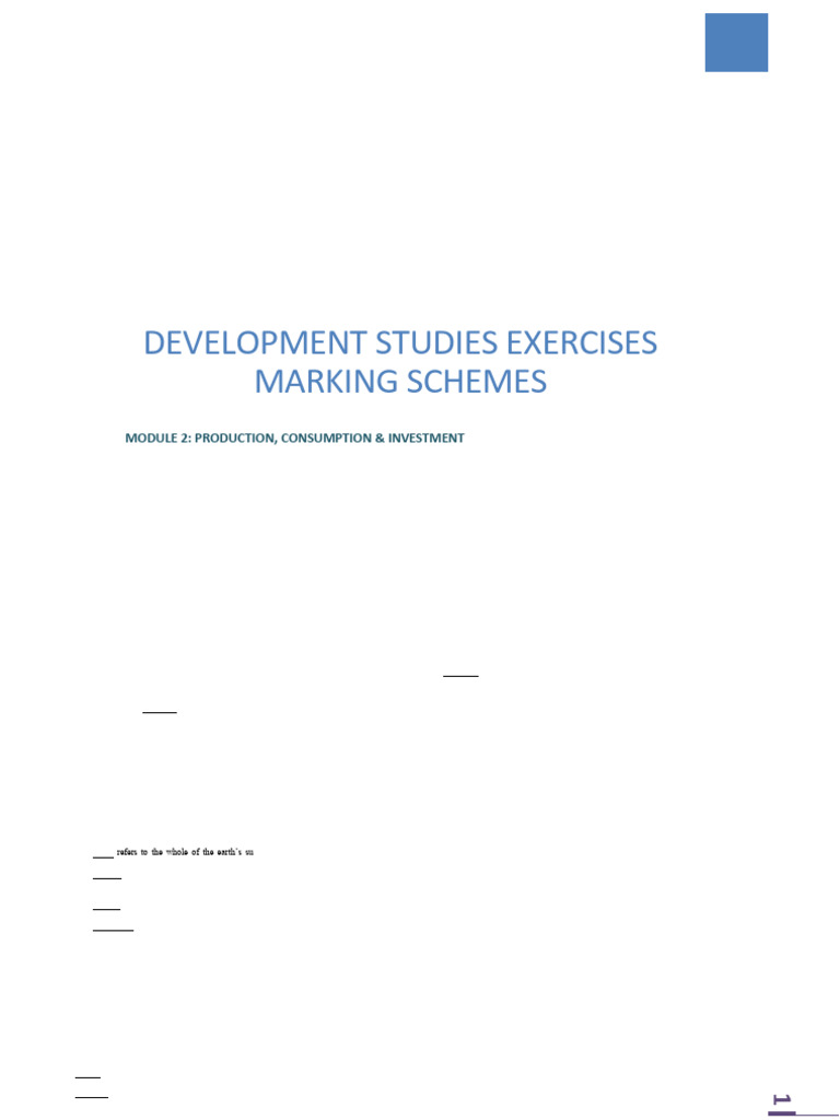 Module 2 Class Exercises 2022 Answers | PDF | Capital (Economics) | Labour Economics