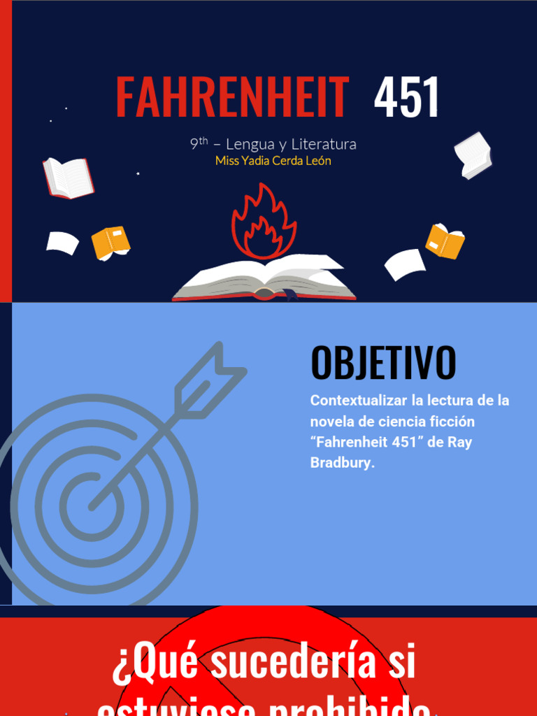 Fahrenheit 451 - Contextualización | PDF | Libros para adolescentes