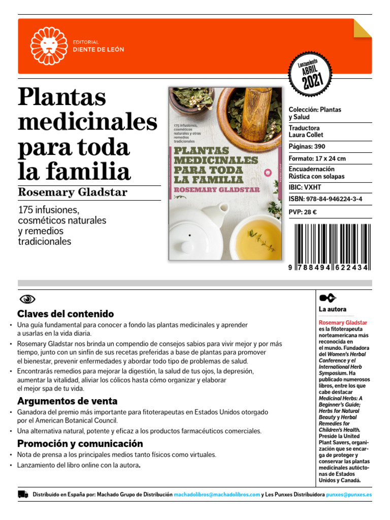 DDL Ficha Libro PLANTAS-MEDICINALES | PDF | Botánica | Tratamientos médicos