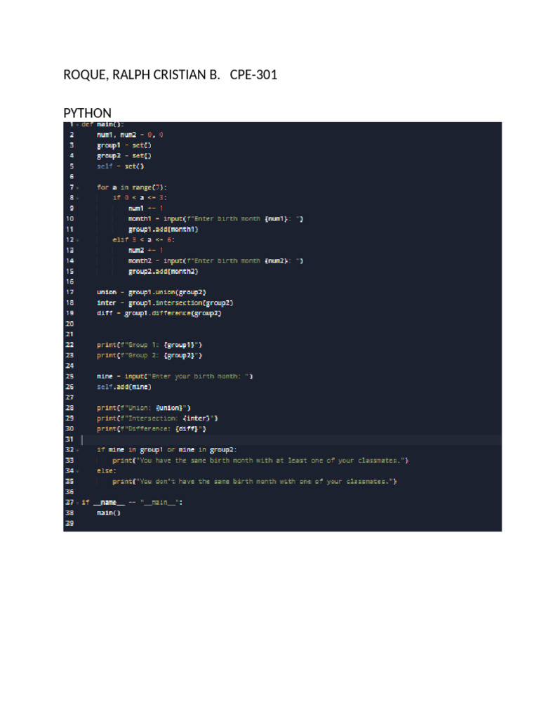 ROQUE08 Hands-On Activity 1 - ARG | PDF