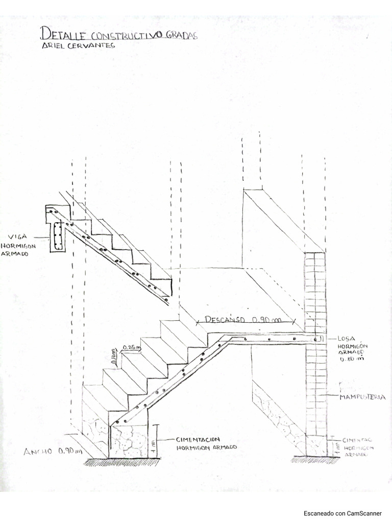 Detalle Constructivo Gradas | PDF