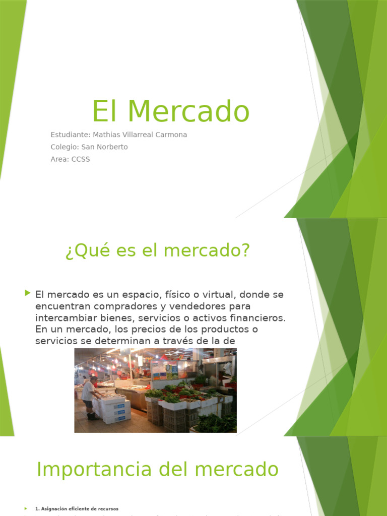 Imágenes del Mercado y su Función | PDF | Mercado (economía) | Precios