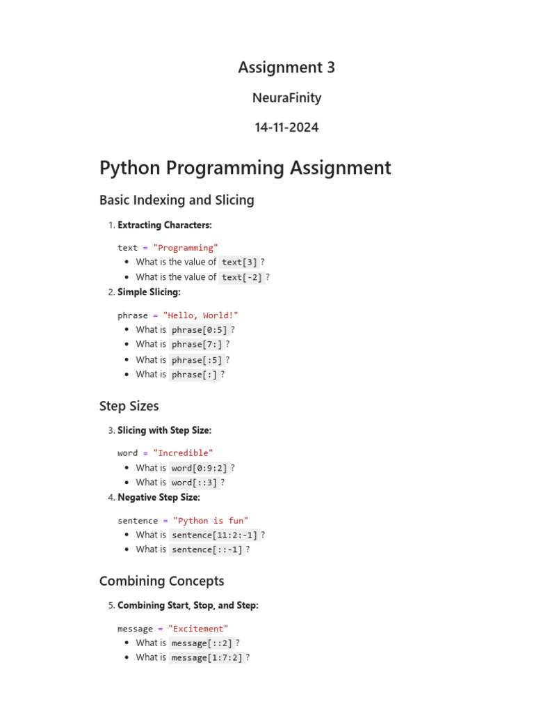 Assignmnet 3 | PDF | Career & Growth