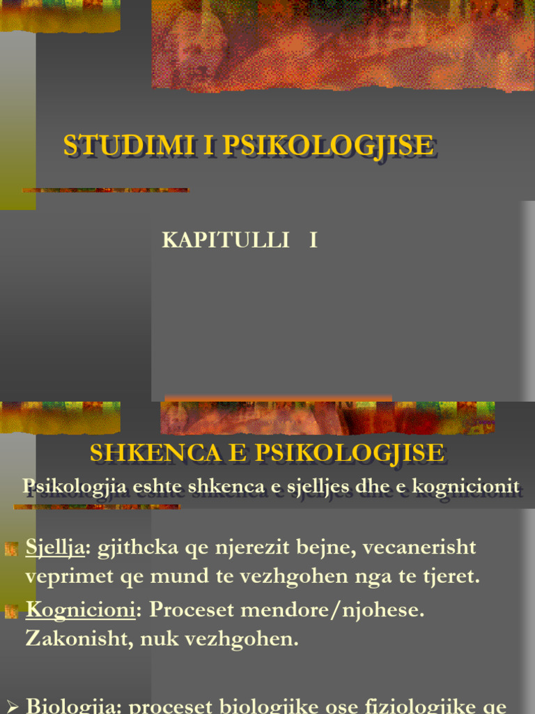 Hyrje Ne Psikologji - Psycology | PDF