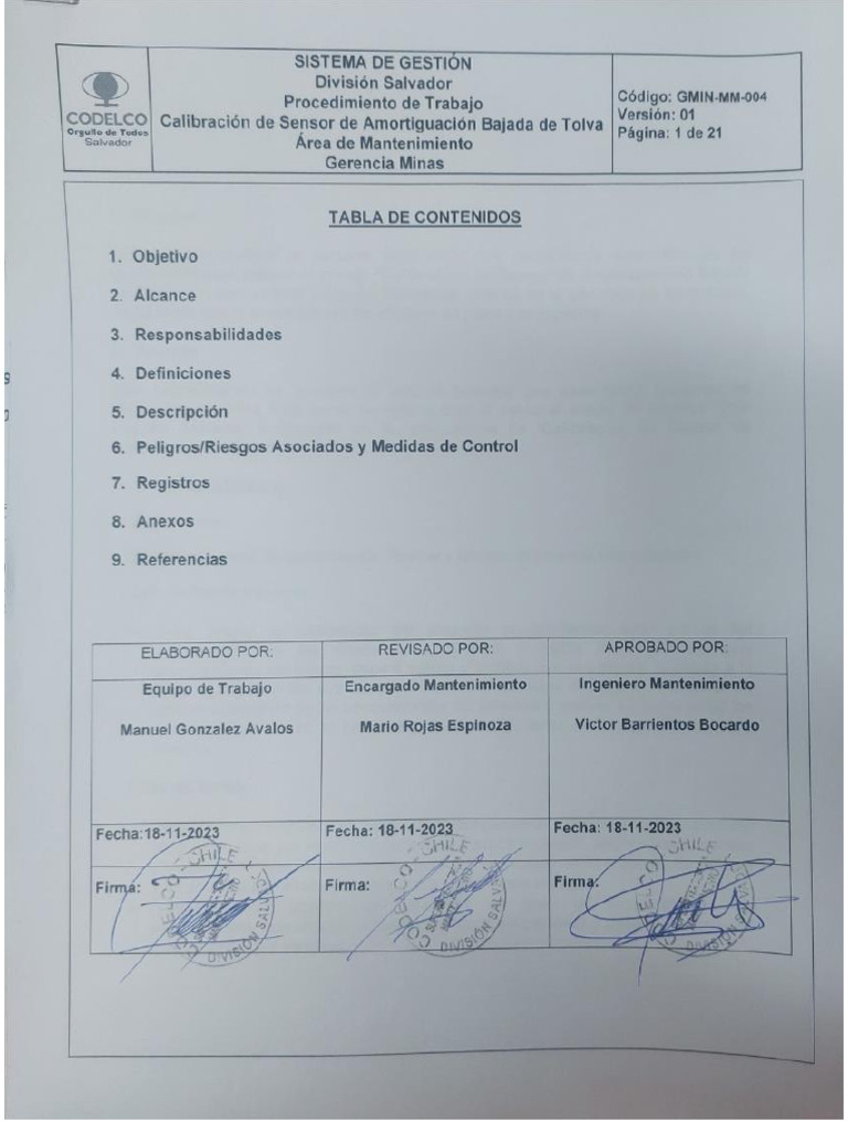004 Calibración de Sensor de Amortiguación Bajada de Tolva PDF | PDF ...