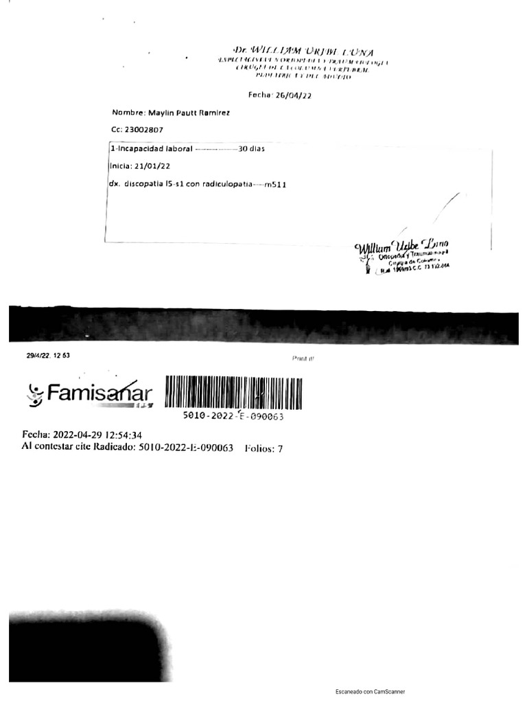 Incapacidad Faltante | PDF