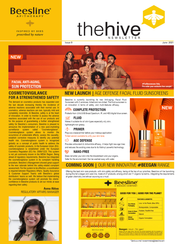 'The Hive' Newsletter - Issue 9 | PDF | Sunscreen | Cosmetics