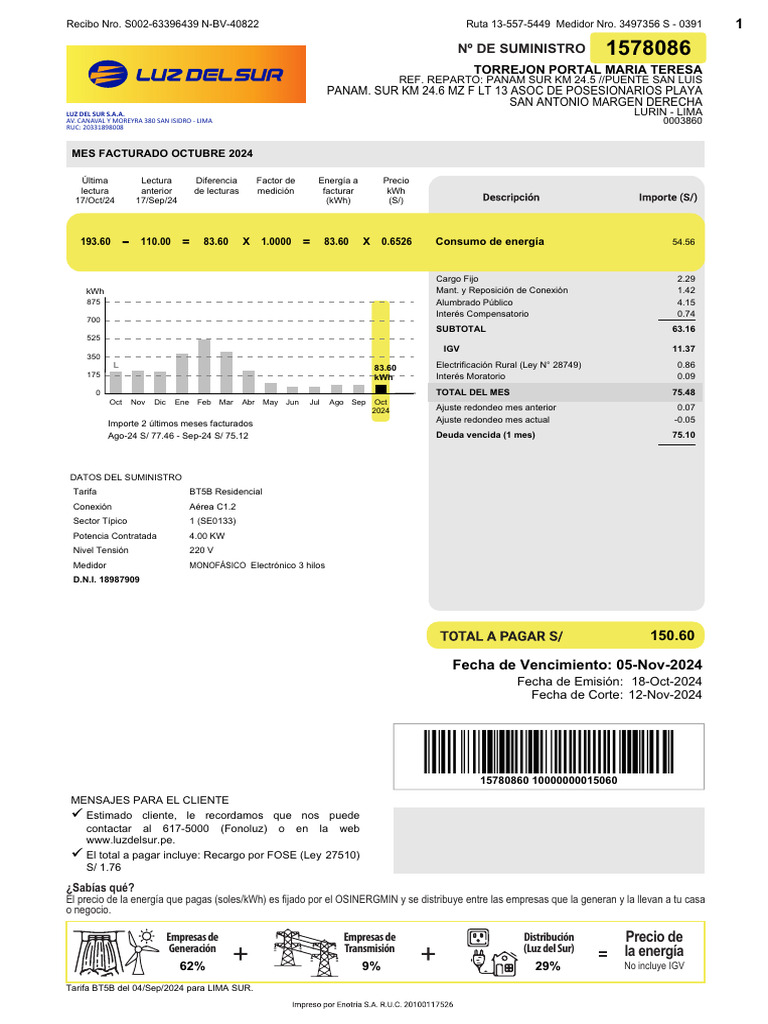 Torrejon Portal Maria Teresa Panam. Sur KM 24.6 MZ F LT 13 Asoc de Posesionarios Playa San ...