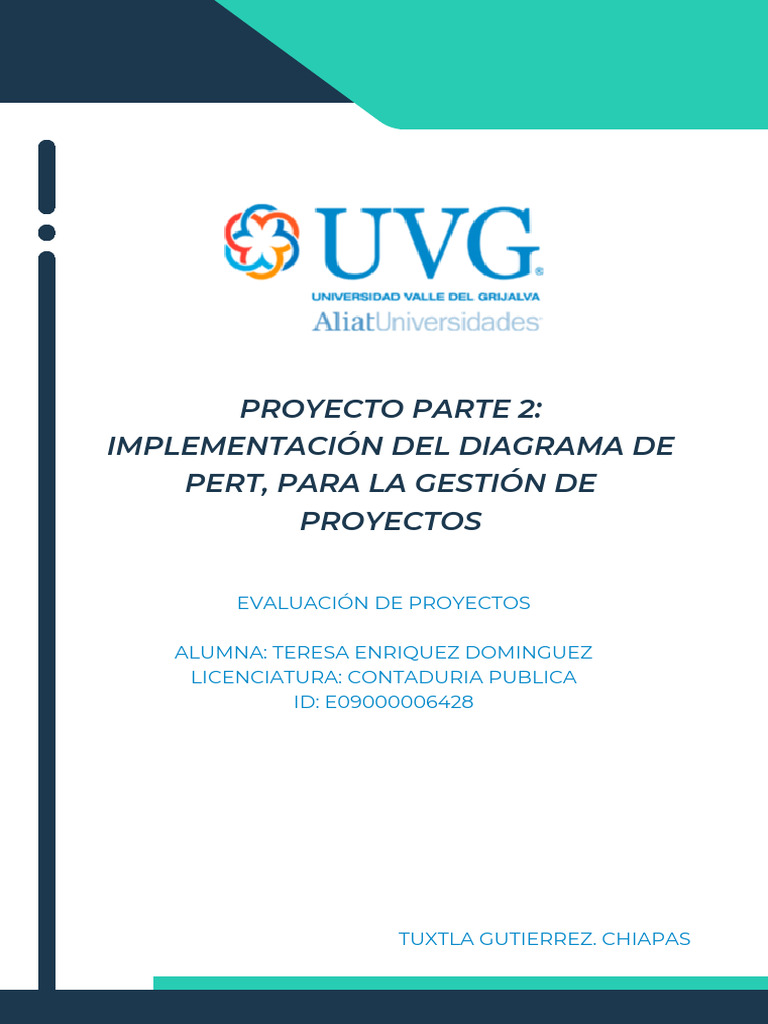 Teresa Enriquez - Eval de Proyecto - Proyecto 2 | PDF | Gestión de proyectos | Planificación