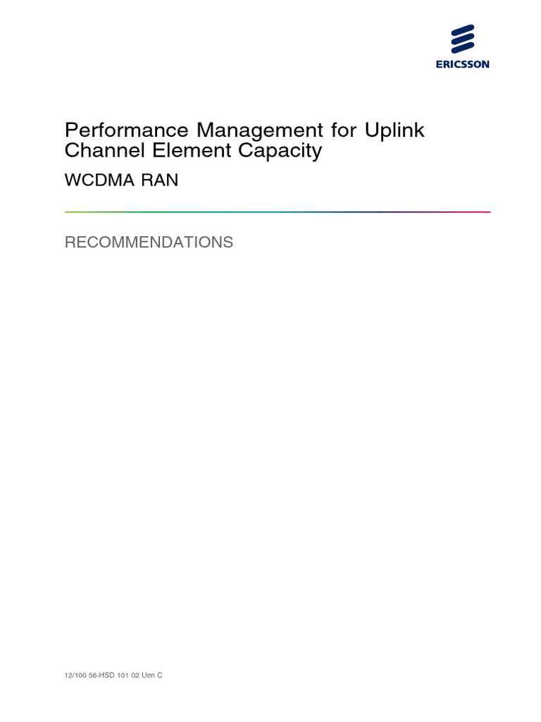Performance Management For Uplink CE | PDF | Computers