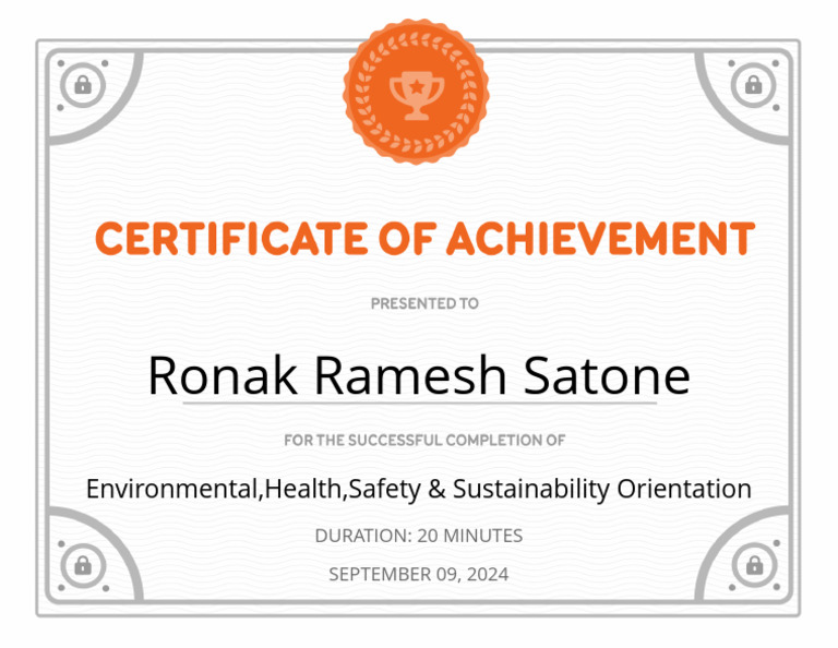 EHS & Sustainability Orientation Guide | PDF