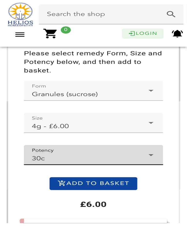 Helios Basic 36 Remedy Kit Details | PDF | Cooking, Food & Wine