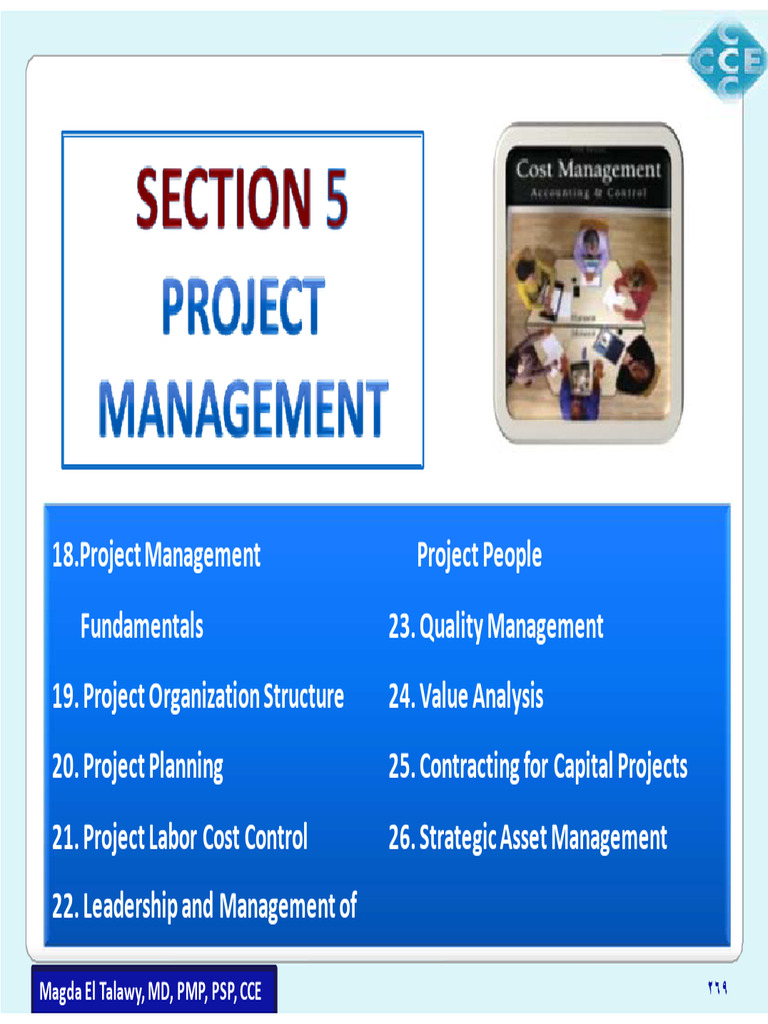 CCE Project Management Strategies | PDF | Quality Management | Project ...