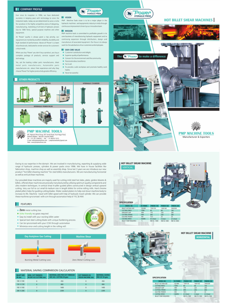 Billet Shear | PDF