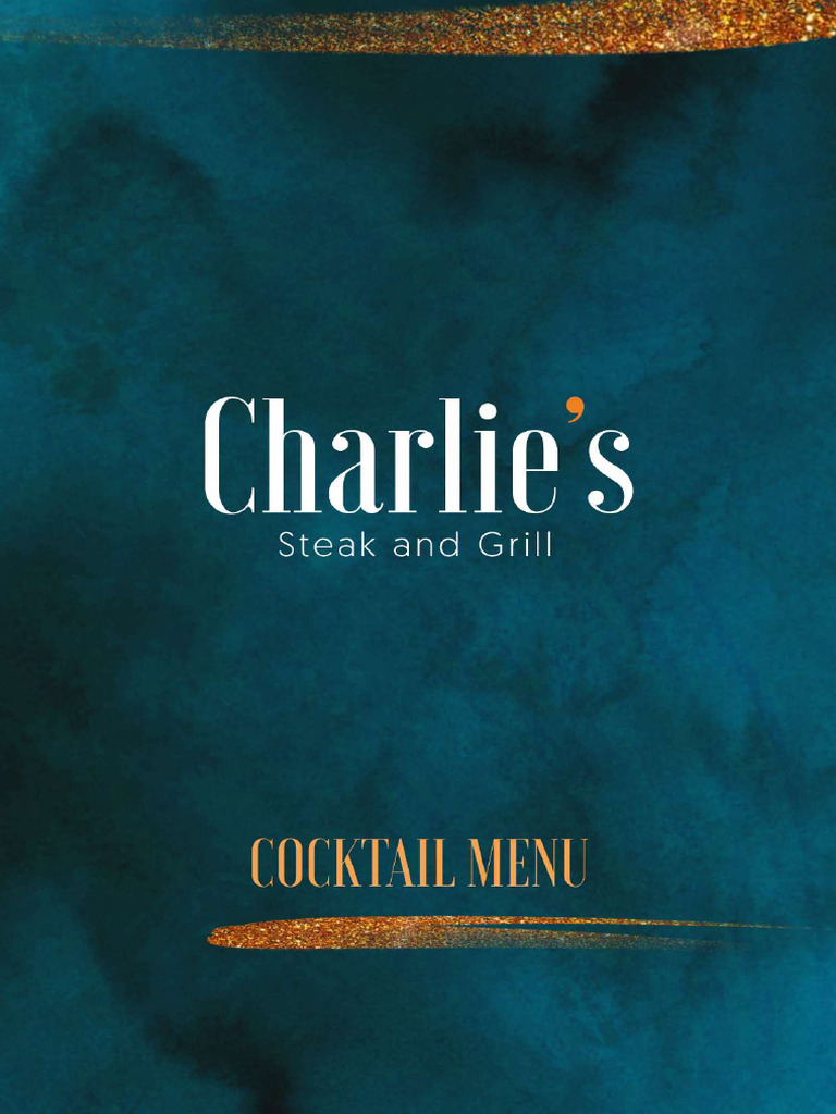 Charlies Complete Menu | PDF