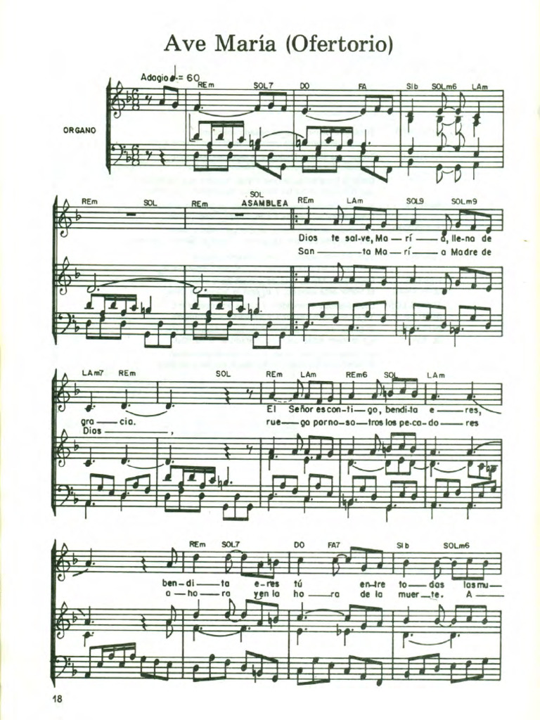 AVE MARIA - Misa-Melodica | PDF