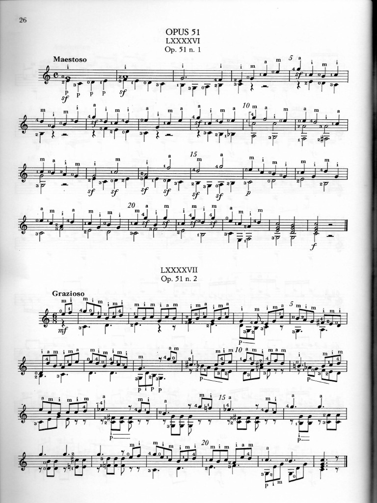 Giuliani Op. 51 | PDF