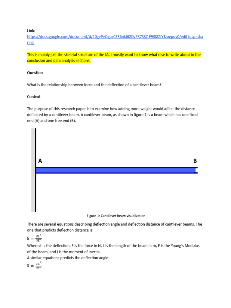 Physics Practice IA | PDF | Beam (Structure) | Force