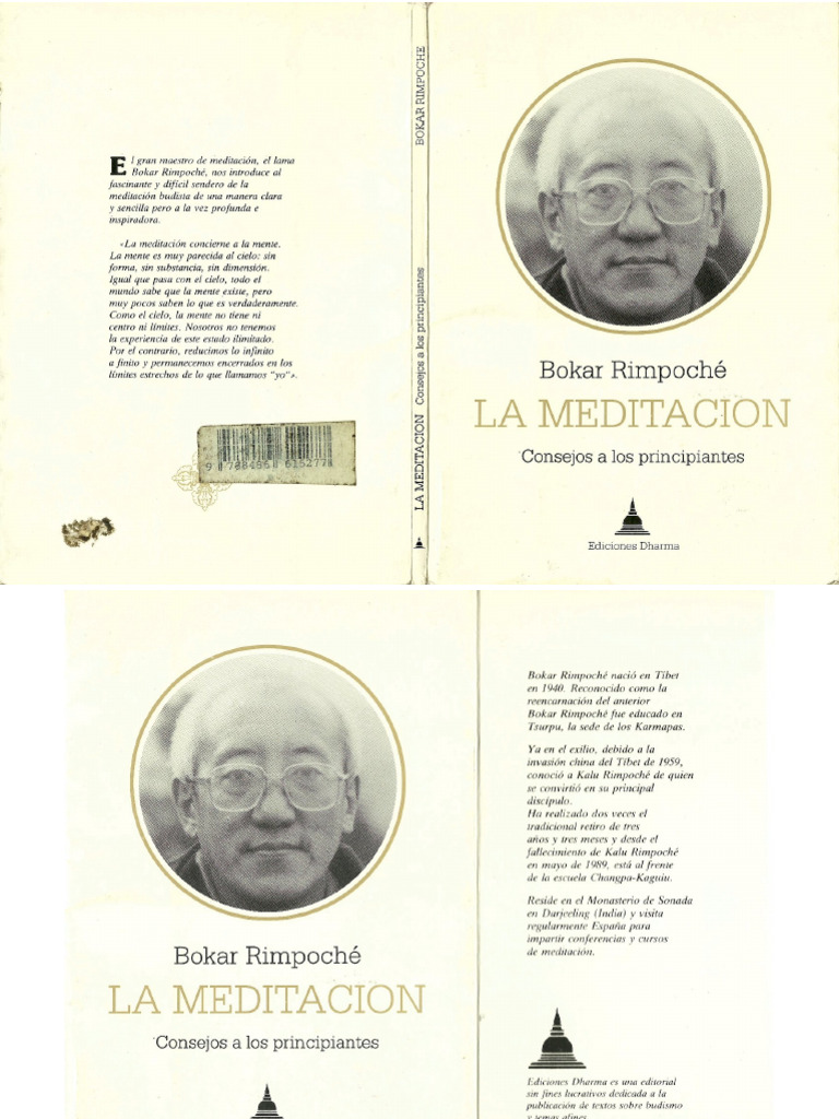 La Meditación - Bokar Rimpoché | PDF