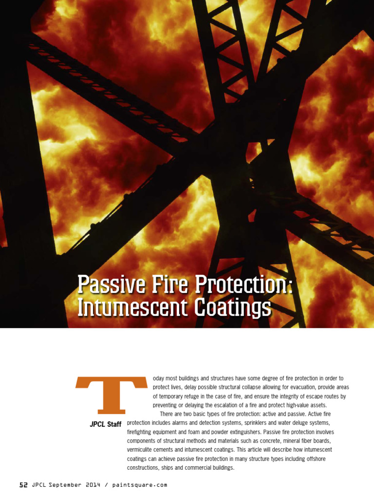 JPCL Fireproofing | PDF | Fires | Combustion
