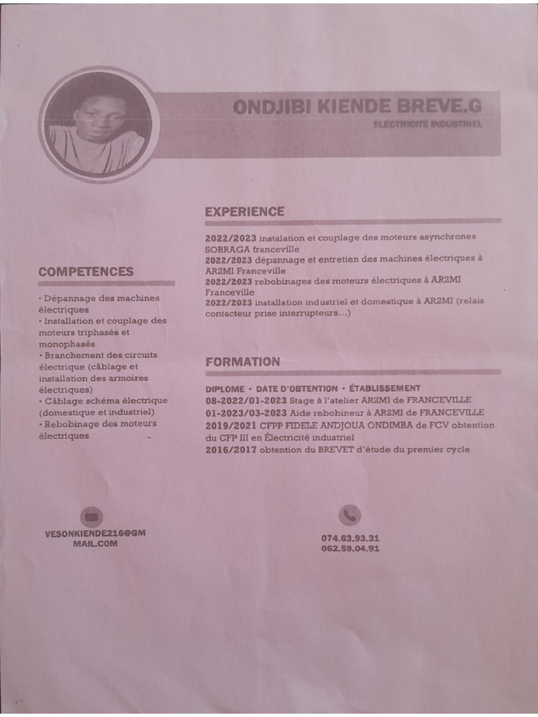 PDF Scanner CV | PDF