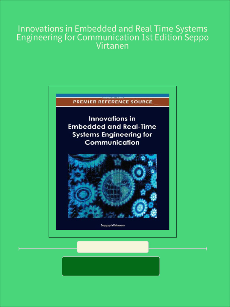 Free Pdf Sample Innovations In Embedded And Real Time Systems Engineering For Communication