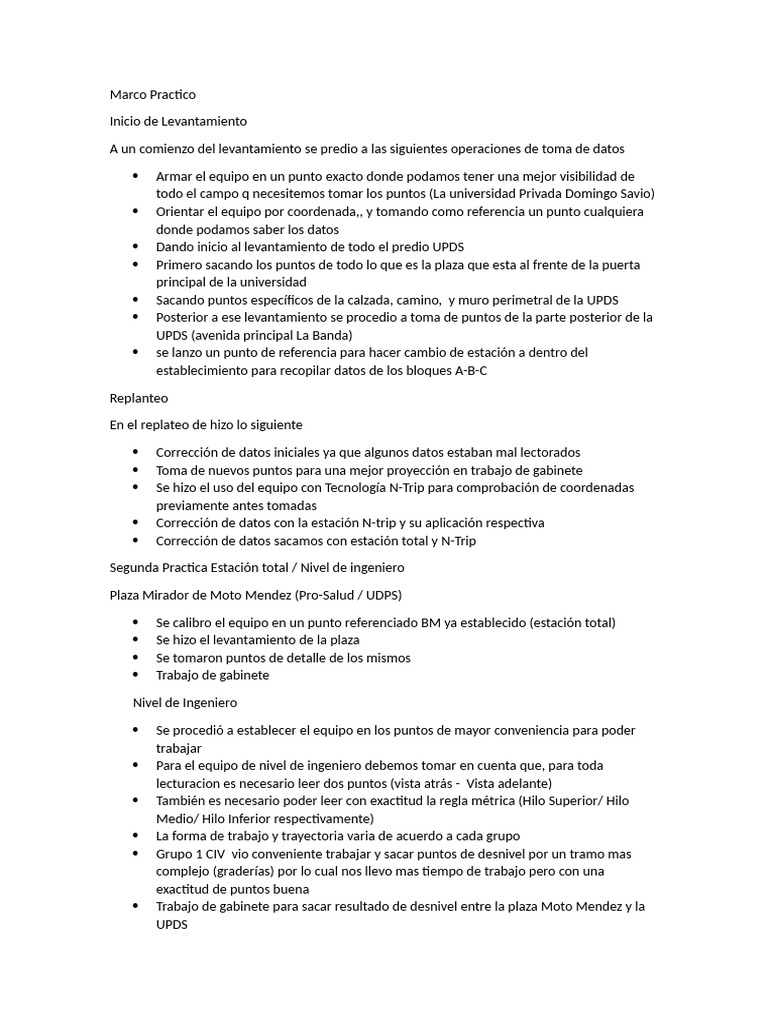 Marco Practico Final | PDF | Tecnología