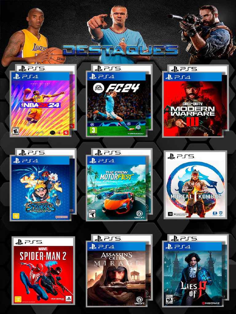 Catálogo PS4 PS5 Novembro | PDF