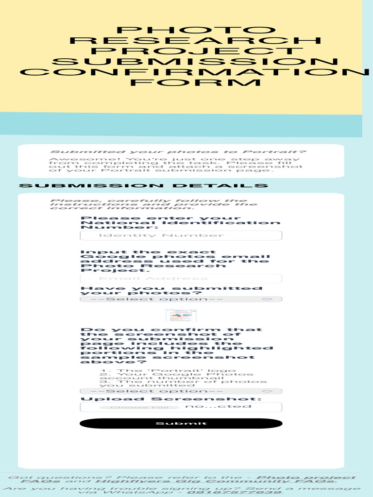 Photo Research Project Submission | PDF | Career & Growth | Games ...