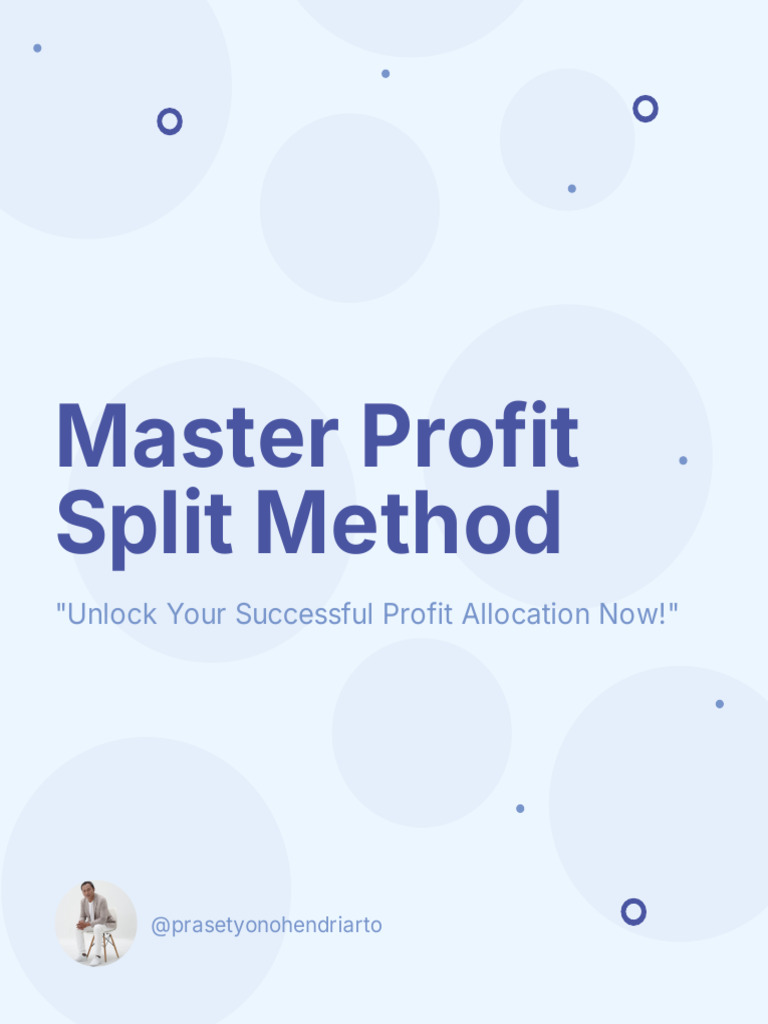Master Profit Split Method | PDF | Career & Growth | Finance & Money ...