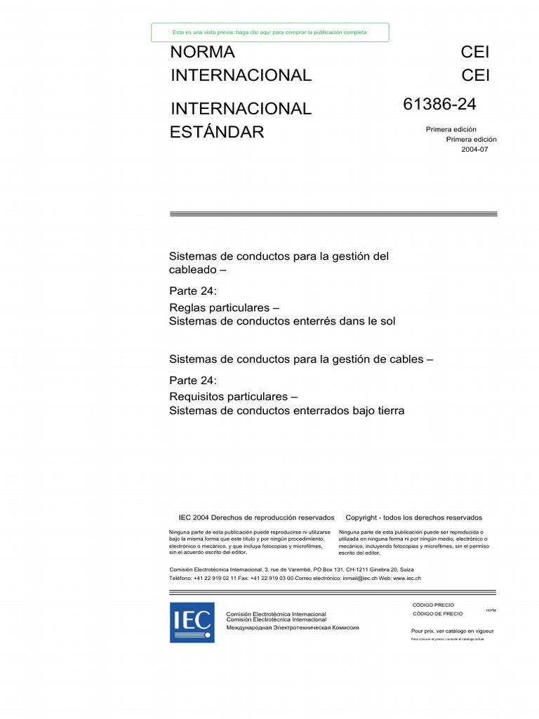Info Iec61386-24 (Ed1.0) B | PDF | Comisión Electrotécnica ...