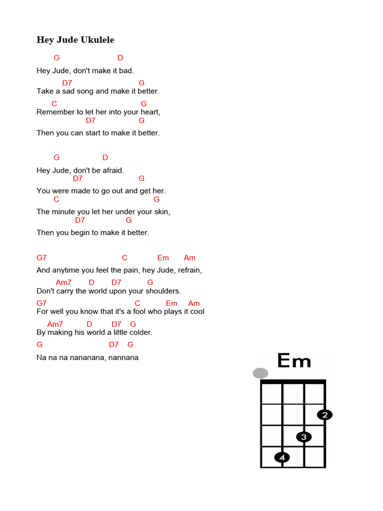Hey Jude UKE | PDF