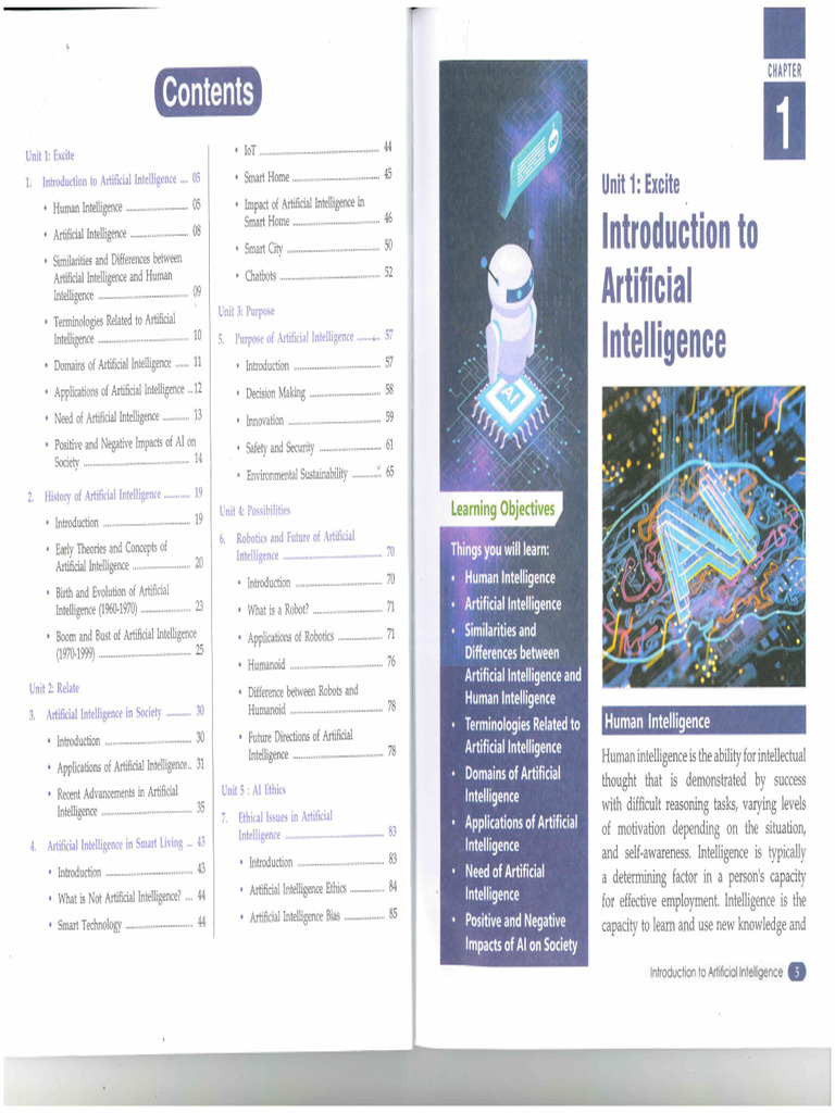 Ai Textbook Class Vi | PDF