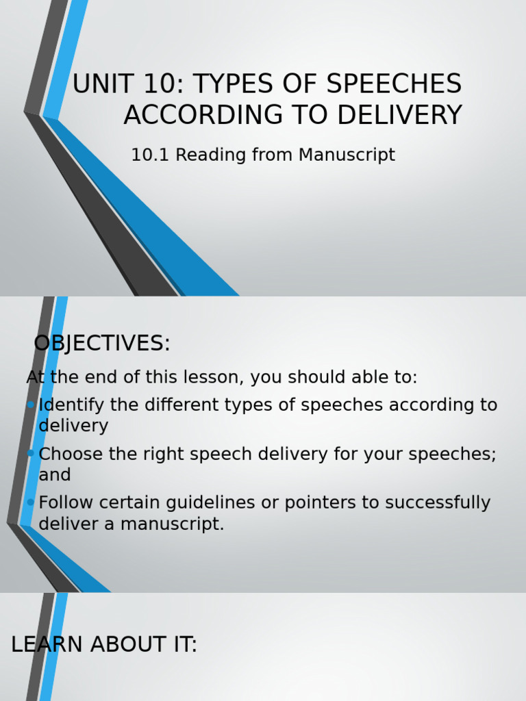 Oral Com - MC Denver Cosmod | PDF | Nonverbal Communication | Paragraph