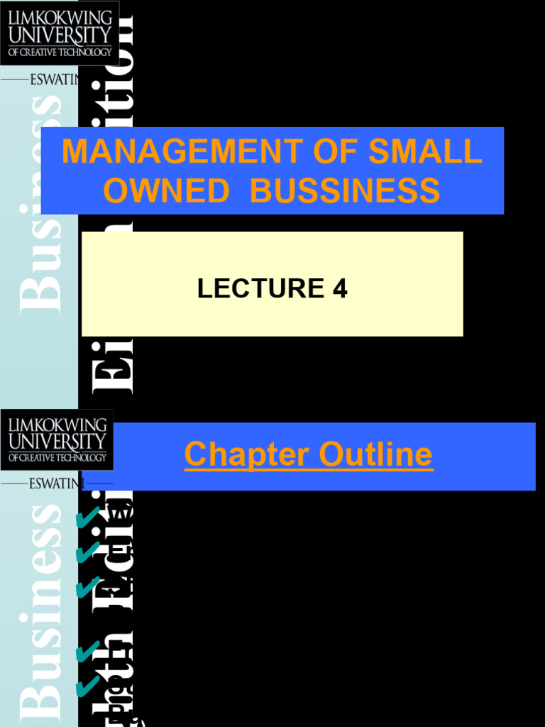 4 | PDF | Small Business Administration | Entrepreneurship