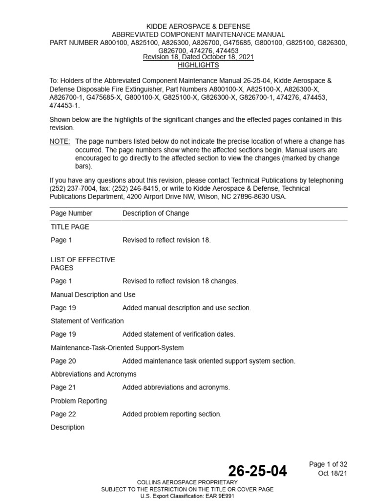 Collins Aerospace Proprietary Subject To The Restriction On The Title ...
