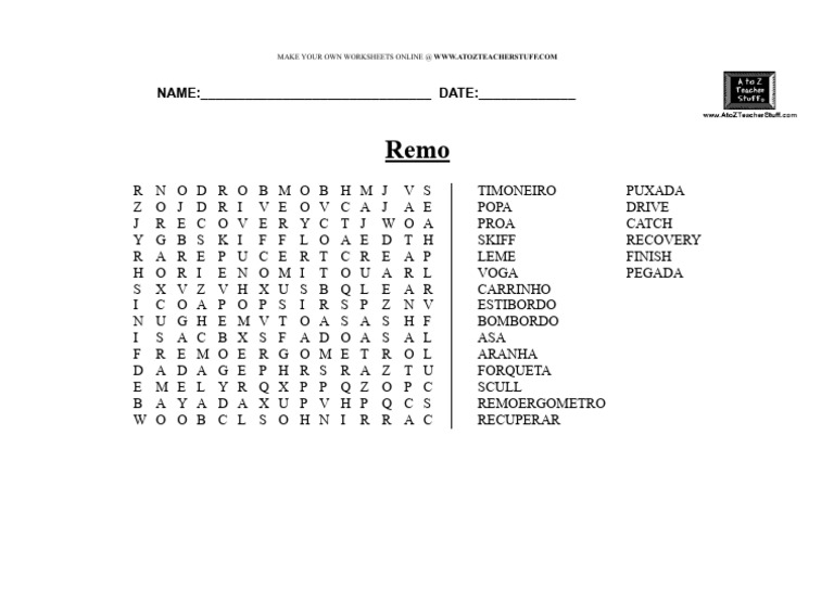 Sopa Letras Remo | PDF
