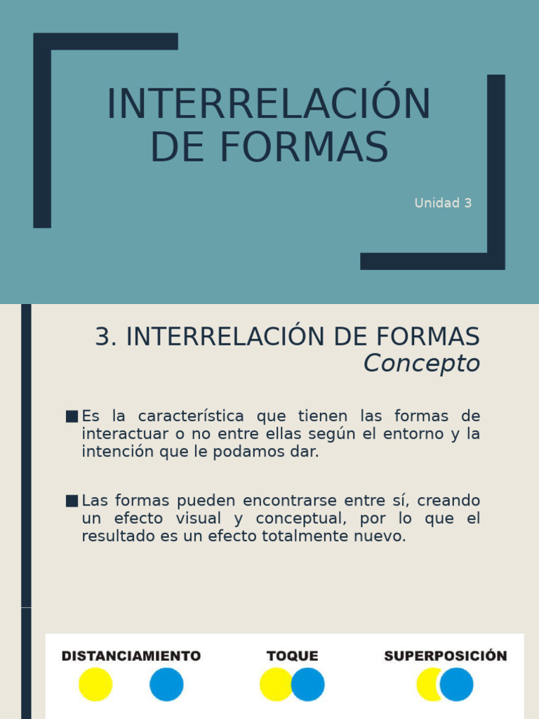 Interrelación de Formas - Parte 1 | PDF