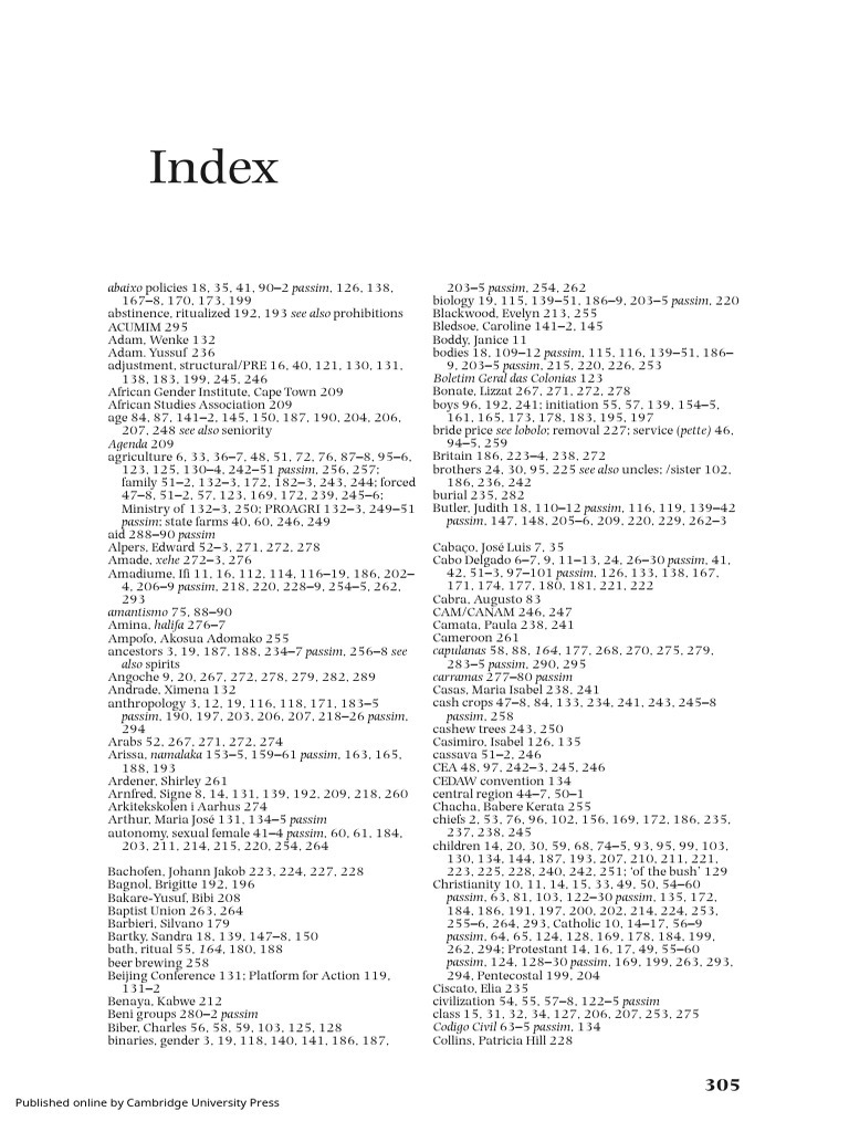 13.0 PP 305 310 Index | PDF