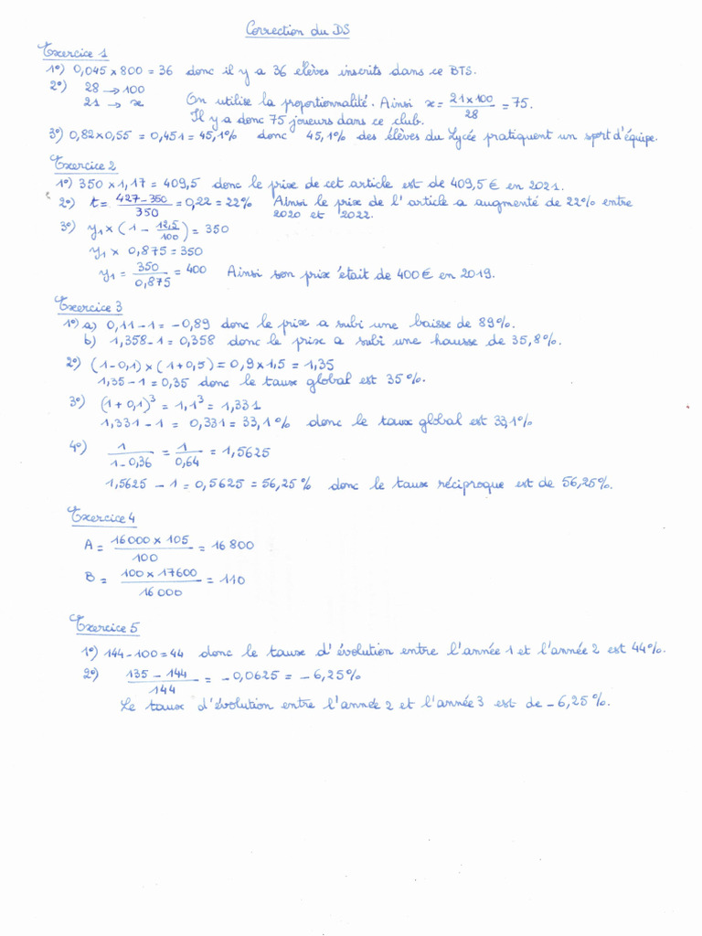 DS1 2024 Correction | PDF