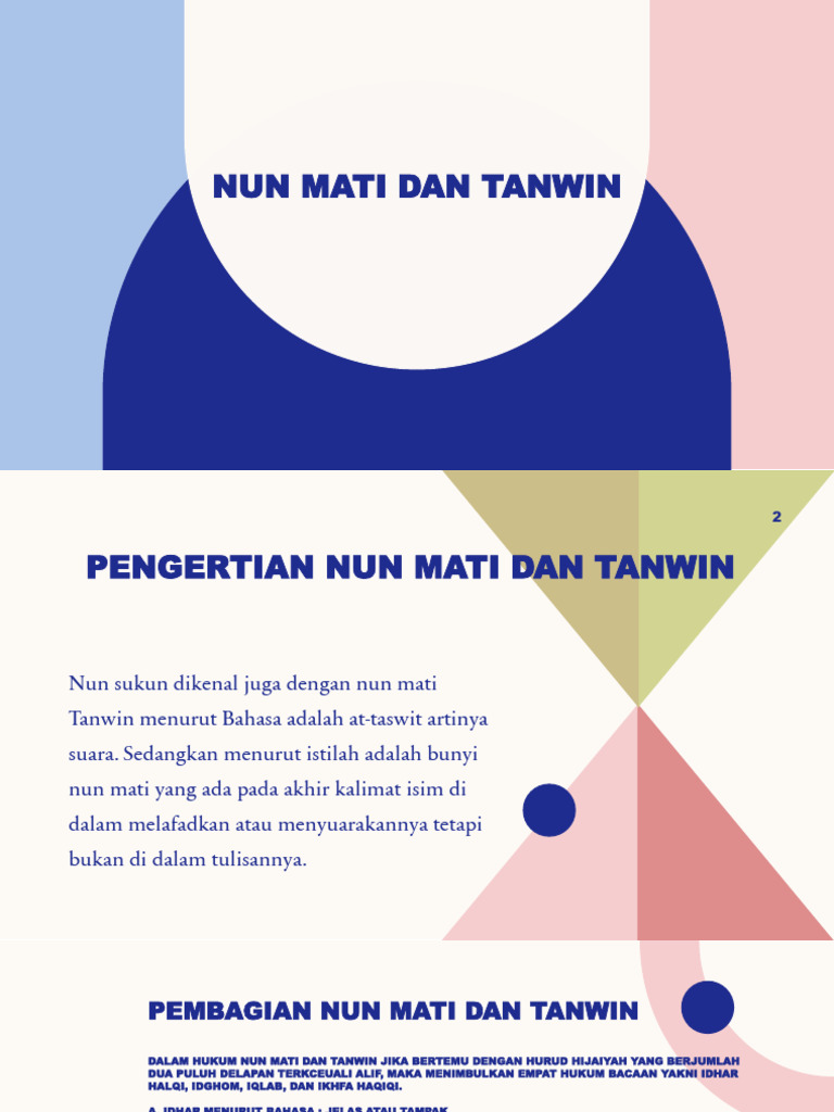 Nun Mati Dan Tanwin | PDF